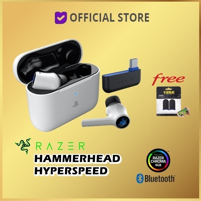 Jual Razer head HyperSpeed True Wireless Earbuds | Shopee Indonesia