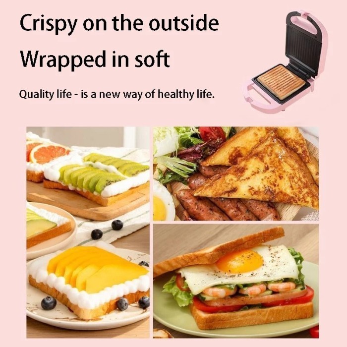 Jual Breakfast Sandwich Maker Pemanggang Roti Toaster Panggangan Roti ...