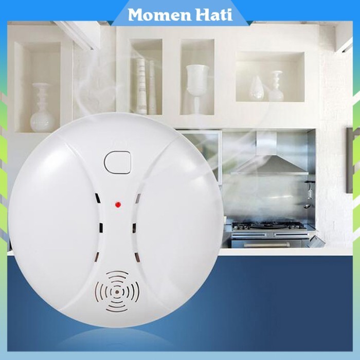 Jual Wireless Fire Alarm / Pendeteksi Asap / Smoke Detector Alarm ...