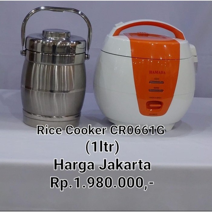 Jual Rice Cooker Mini Sico Hamada - Cr0661G | Shopee Indonesia