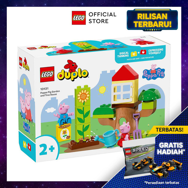 Jual LEGO DUPLO Peppa Pig 10431 Peppa Pig Garden and Tree House (20 ...