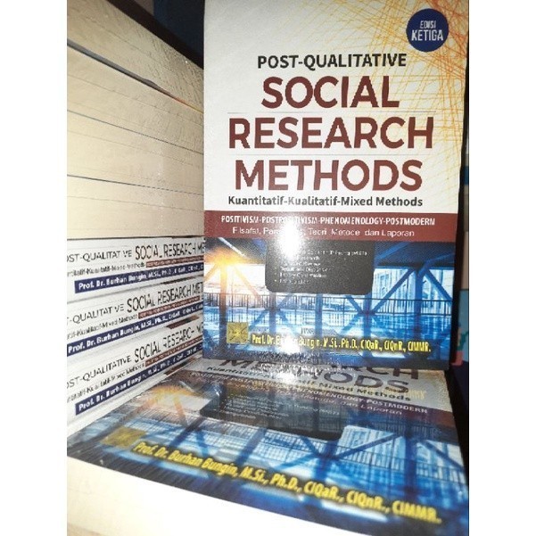 Jual POST-QUALITATIVE SOCIAL RESEARCH METHODS: Kuantitatif-Kualitatif ...