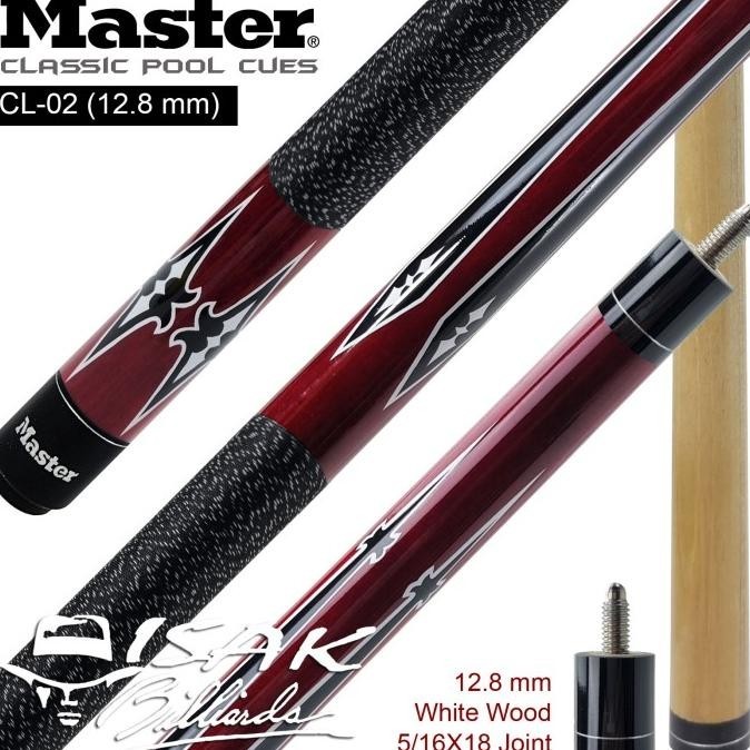 Jual Master Pool Cue Cl-02 - Classic Stick Billiard Stik Biliar Cues ...