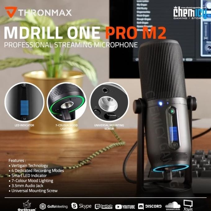 Jual Thronmax Mdrill One Pro M2 Condenser Gaming Micrphone | Shopee ...
