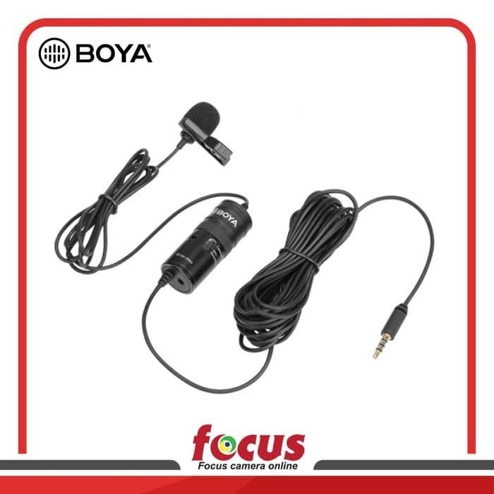 Jual Boya By-M1 Pro Clip On Mic Microphone For Camera Smartphone Pc ...