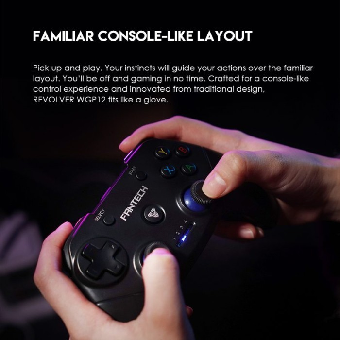 Jual Fantech Revolver Wgp12/Gp12 Wireless Gamepad Gaming Controller ...