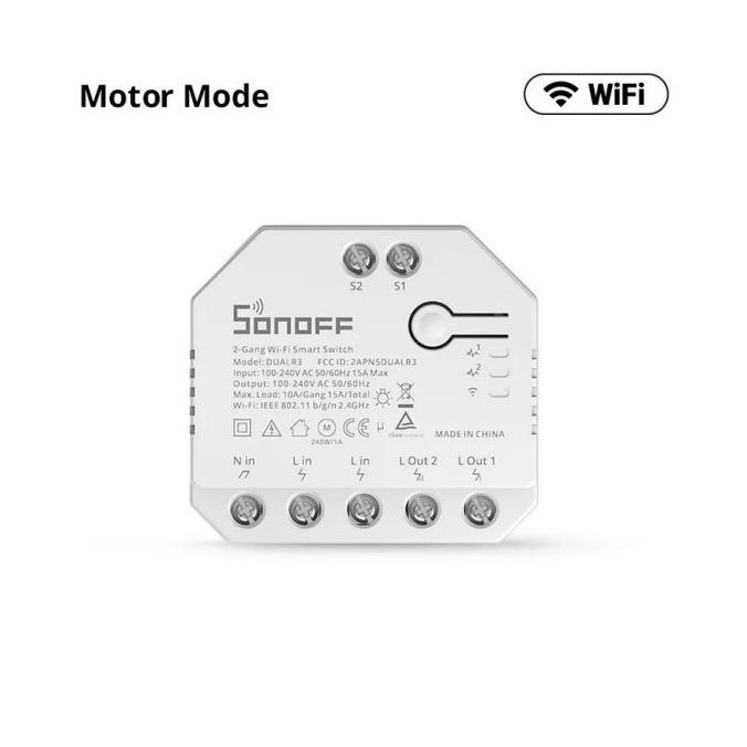 Jual Sonoff Dual R2 2Channel Wifi Smart Switch Relay Smart Home ...
