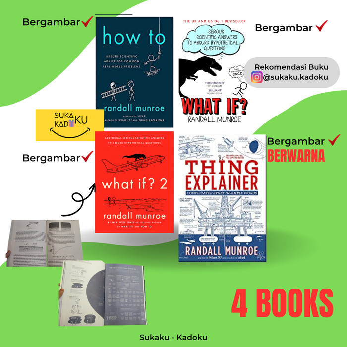Jual WHAT IF? Buku Randall Munroe What IF? 2 / How To / Thing Explainer ...