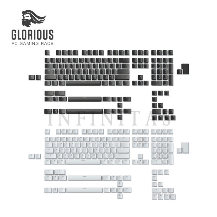 Jual Jual!! Glorious Aura PBT Pudding Keycaps V2 - 145 keys | Shopee ...