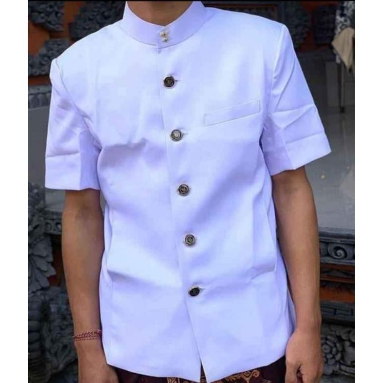 Jual Jas Busana Adat Bali Pria Kemeja Safari Pakaian Adat Bali Lanang ...