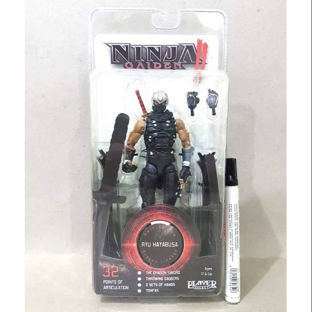 Jual Mainan action figure Ninja GAIDEN RYU HAYABUSA 32 points of ...