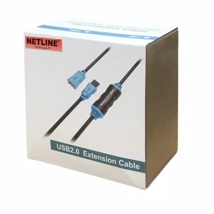 Jual Kabel USB Extender Active 20 Meter Netline | Shopee Indonesia