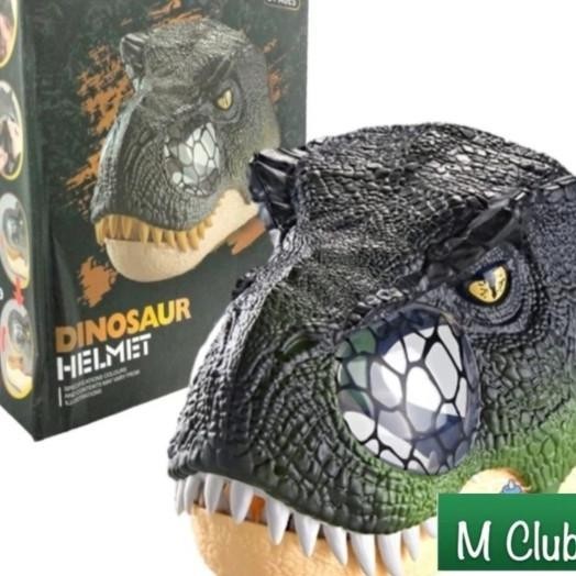 Jual Dinosaurus Helmet Tog Dino T-Rex Mask Ada Bunyi & Gerak | Shopee ...