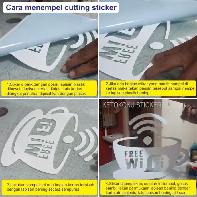 Jual Sticker Kaca Open Hours Jadwal Buka Tutup Cafe Kafe Toko Cutting ...