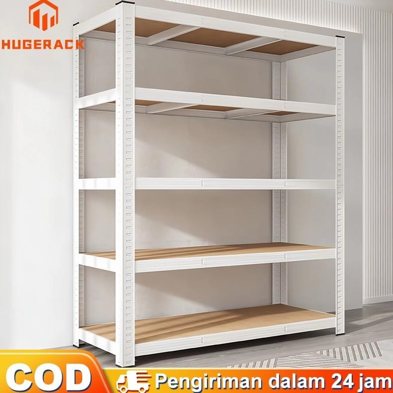 Jual Rak besi siku lubang Rak Besi 6 Susun Rak Putih Rak dapur Rak Buku ...
