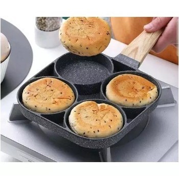 Jual Wajan Panci Cetakan Kue Telur Ceplok Dadar 4 In 1 Omelette Pan ...