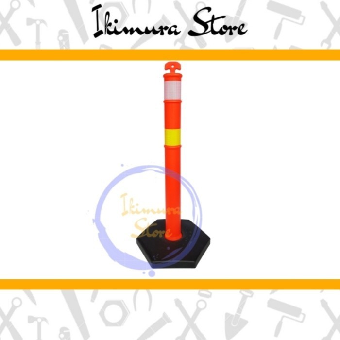 Jual Traffic Stick Cone Rubber Base Hitam 115cm | Shopee Indonesia