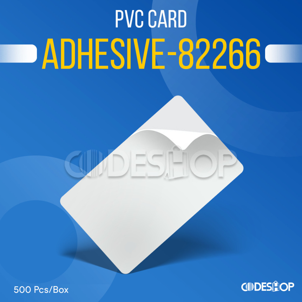 Jual Kartu PVC Adhesive Card CR-80 Noco Stiker PN : 82266 isi 500 pcs ...