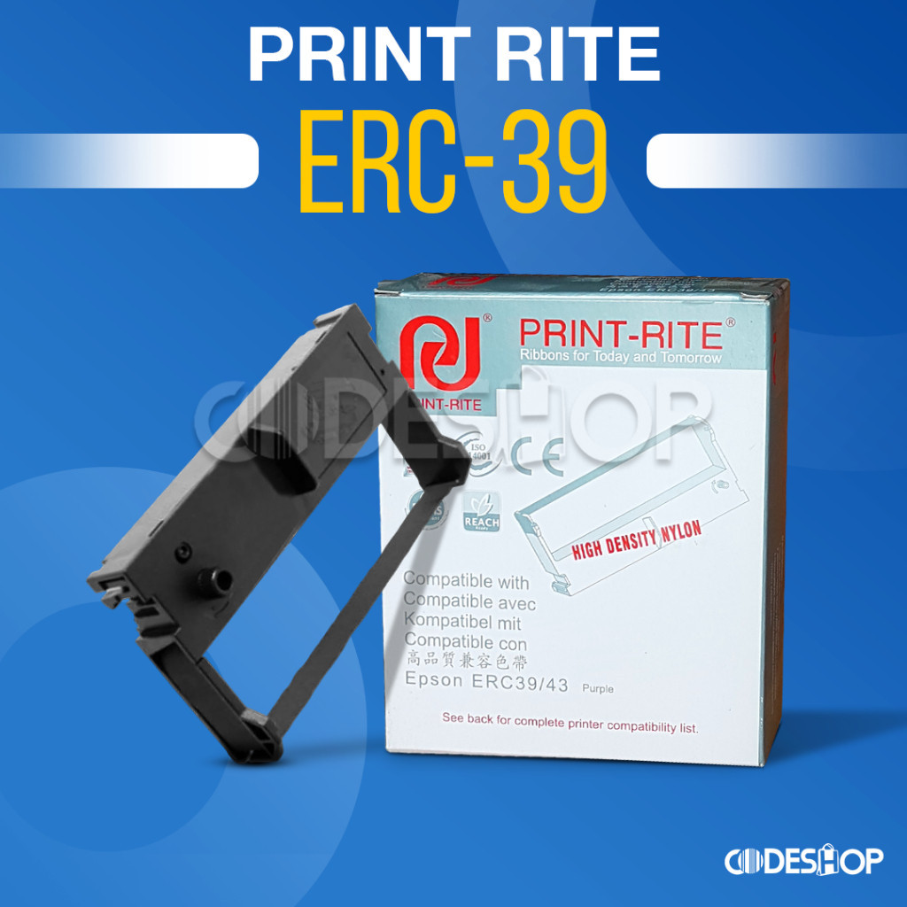 Jual Catridge Pita Ribbon Print Rite ERC 39 Printer Kasir Matrix Point ...
