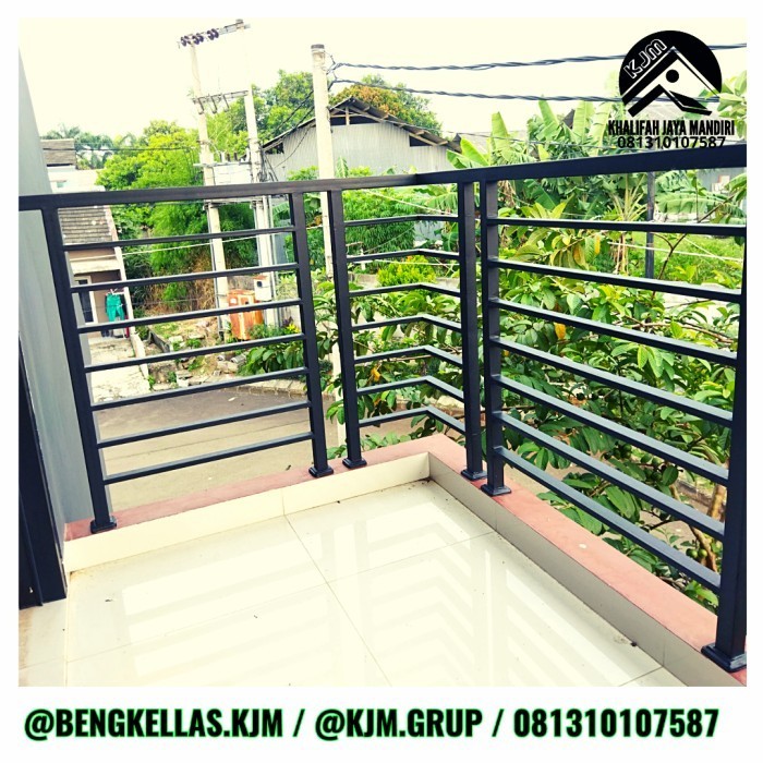 Jual Harga Promo Railing Tangga Balkon Handle Besi Dan Kayu | Shopee ...