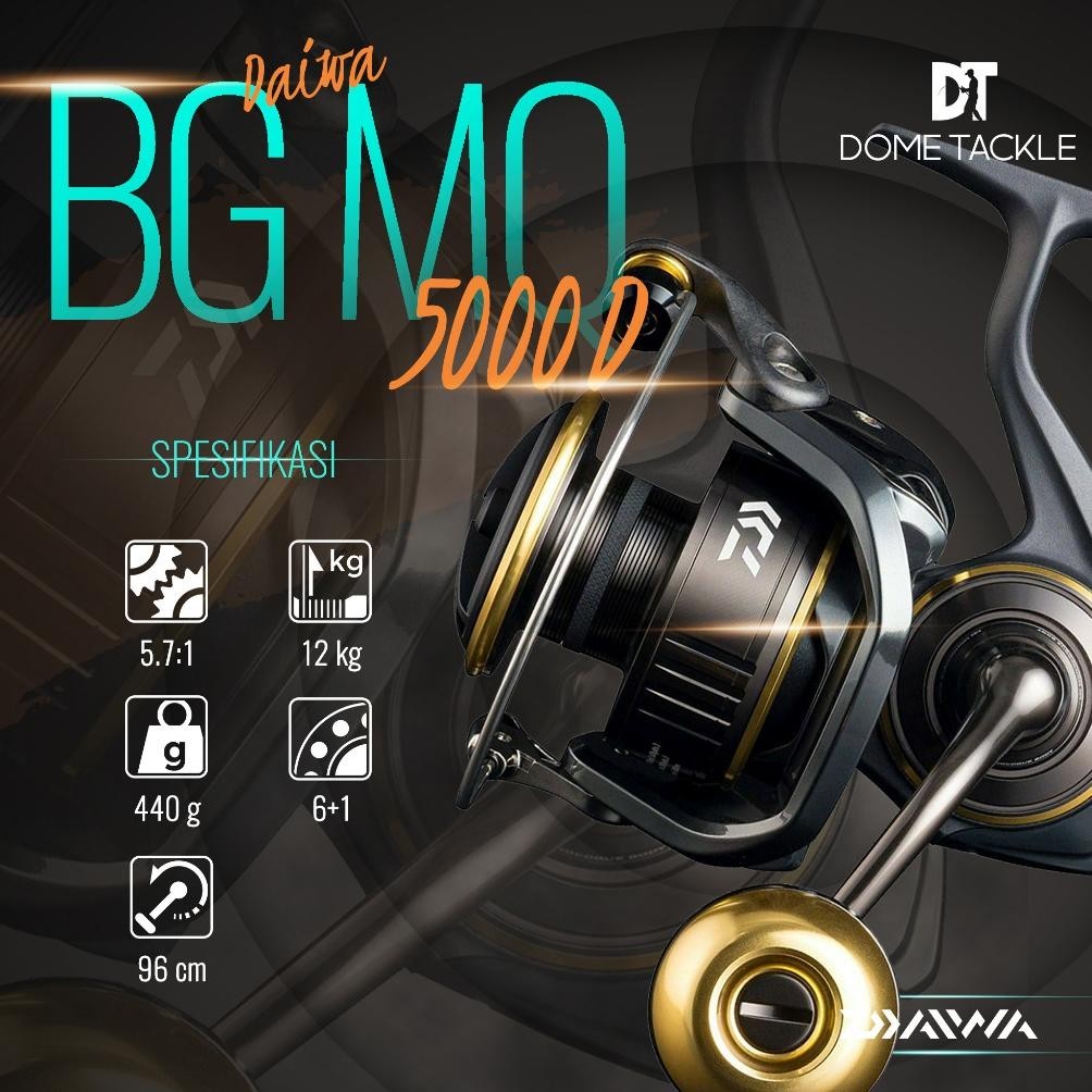 Jual LO - Daiwa BG MQ ARK 2021 Reel Pancing 5000 D 6000 D 8000 H Reel Spinning Jigging | Shopee ...