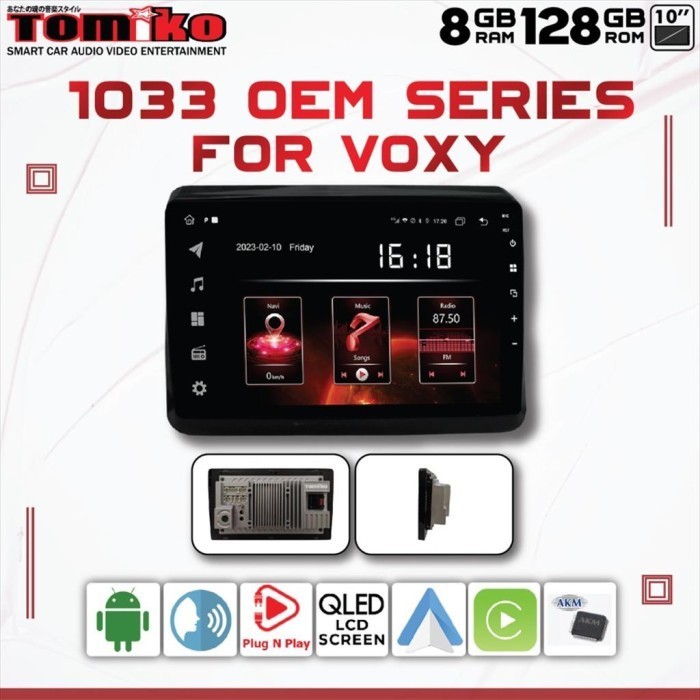 Jual Head Unit Android Tomiko 1033 For Toyota Voxy | Shopee Indonesia