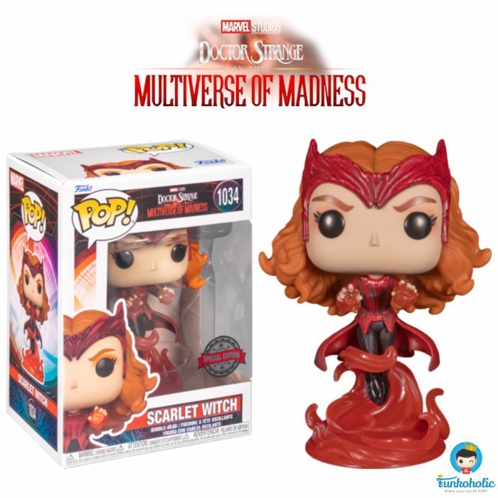 Jual Funko Pop! Doctor Strange Mom Scarlet Witch Floating With Chaos ...