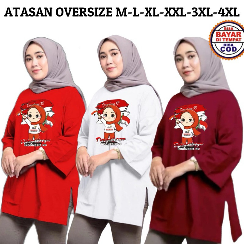 Jual Kaos 17 Agustus 2024 Ke 79 Dewasa Atasan 17An Bju 17Agustus Pendek Pria Baju Merah Putih ...