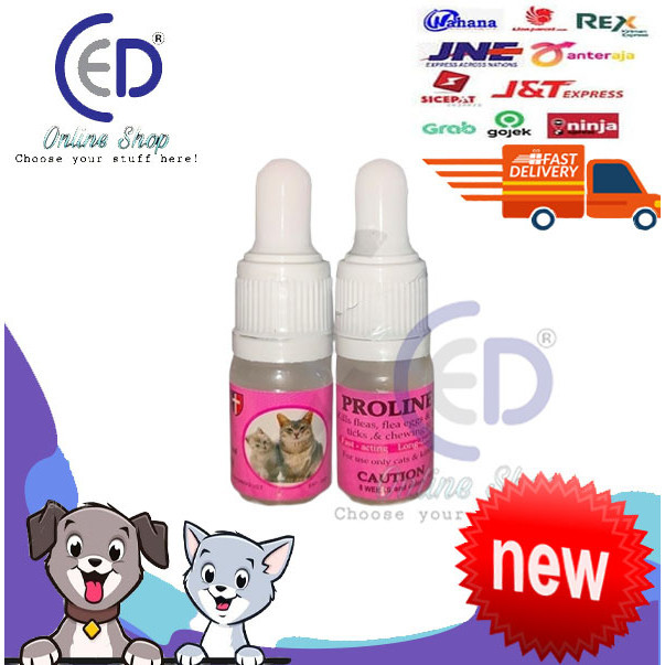 Jual PROLINE PLUS 2.5ML OBAT KUTU KUCING | Shopee Indonesia
