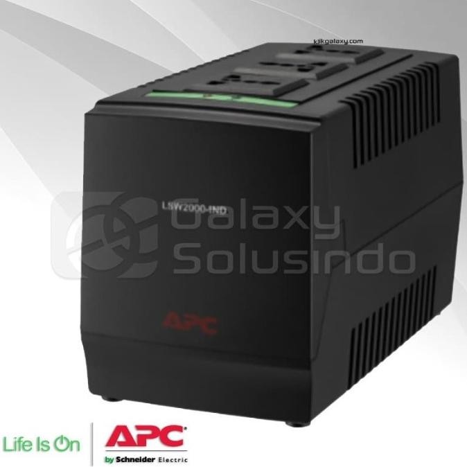 Jual STABILIZER APC LINE-R 2000VA 1000WATT - LSW2000-IND ORIGINAL DAN ...