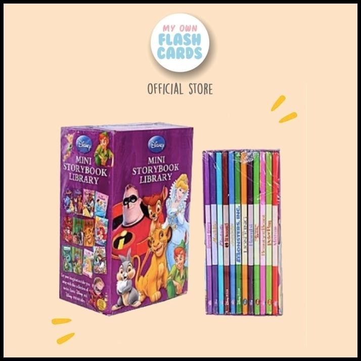 Jual Mini Storybook Library Set Of 12 Disney Pixar Story Collection ...