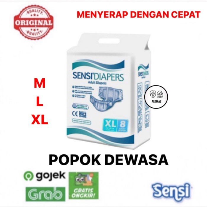 Jual Popok Dewasa Sensi Adult Diapers Model Perekat Terbaru! | Shopee Indonesia
