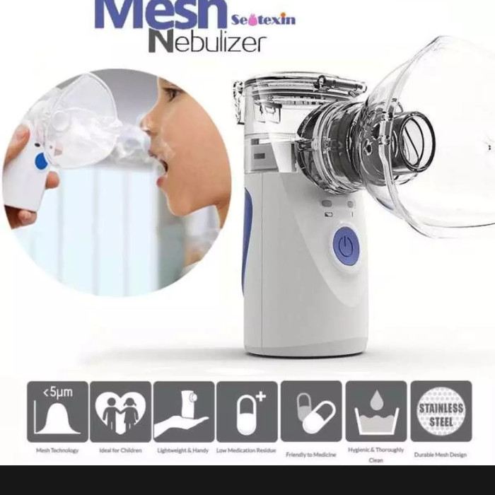Jual Nebulizer Portabel Alat Ultrasonic Baterai Anak Dan Dewasa Alat Uap Terbaru! | Shopee Indonesia