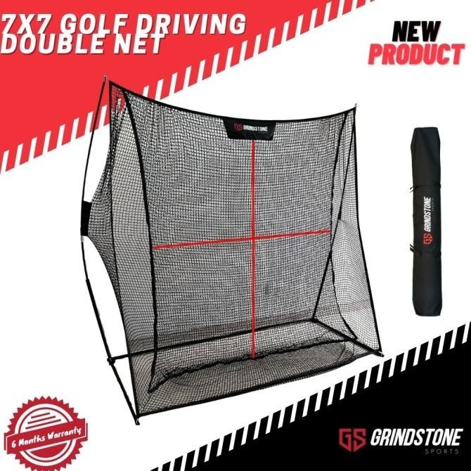 Jual New 7'X7' Golf Driving Double Net (Jaring Golf Net Portable Golf ...