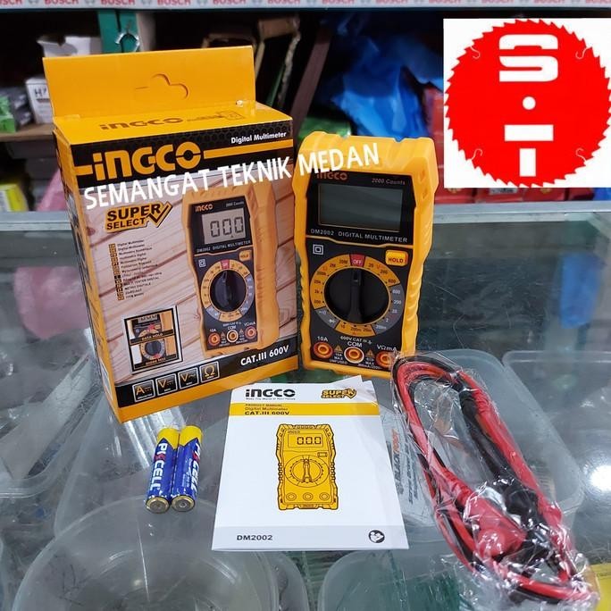 Jual HARGA DISC - DM2002 DIGITAL MULTIMETER MULTITESTER LCD DISPLAY ...