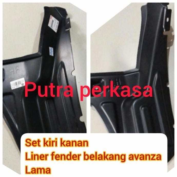 Jual Liner Fender Set Belakang Avanza Lama Vvti Set Kanan Kiri Baru ...