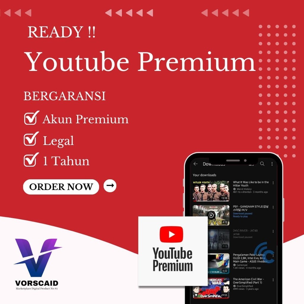 Jual Ytb Prem Premium 1 Tahun Full Garansi (Proses Tercepat Buka 24 Jam) | Shopee Indonesia