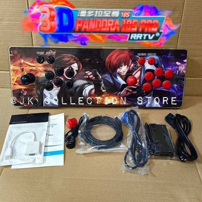 Jual Pandora Box 18S Pro With Wifi 8000 In 1 Game 3D Dingdong Retro ...