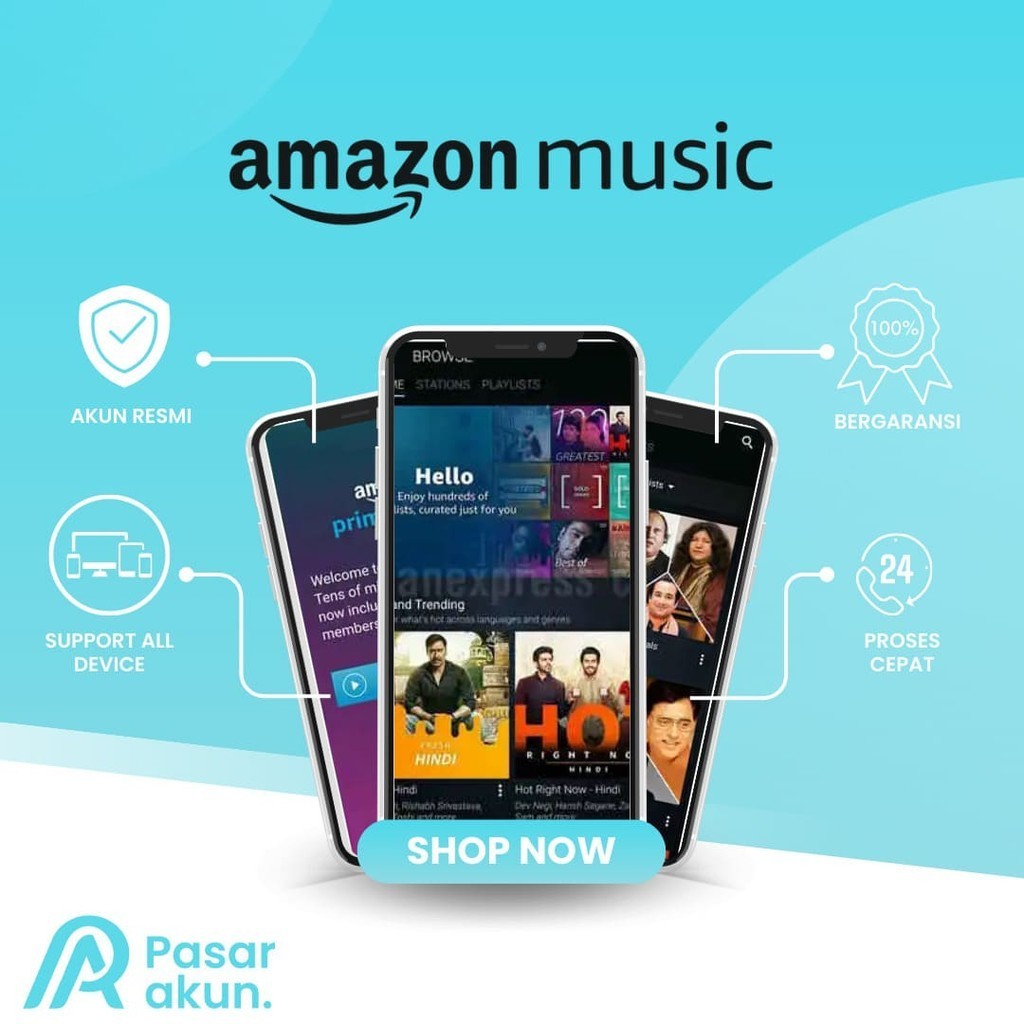 Jual Amazon Music Premium 1 Tahun Full Garansi (Proses Tercepat Buka 24 Jam) | Shopee Indonesia