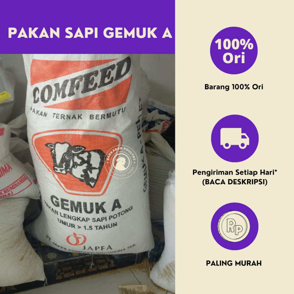 Jual Pakan Sapi Potong (Penggemukan) Gemuk A 1 Kg | Shopee Indonesia