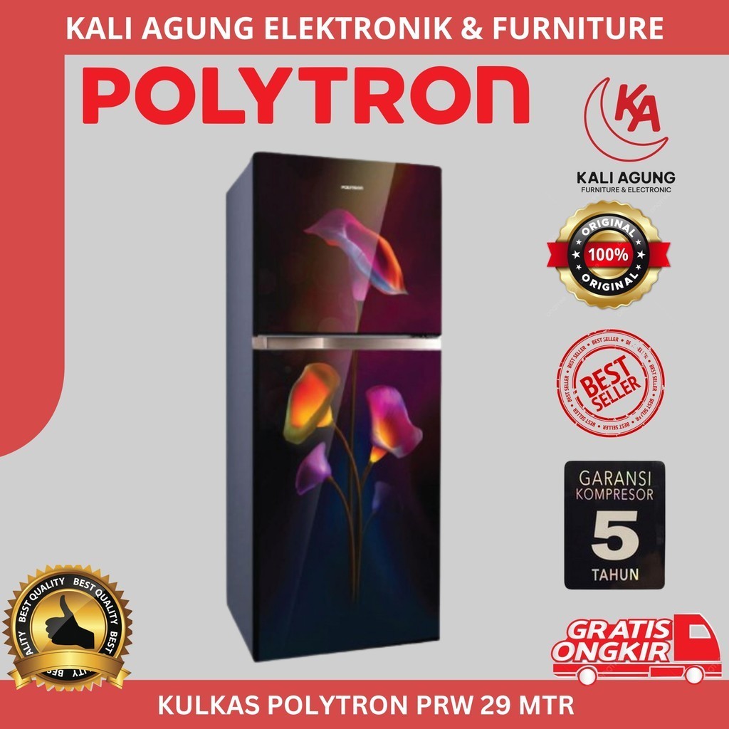 Jual KULKAS POLYTRON 2 PINTU / POLYTRON PRW 29 MTR / GRATIS KIRIM ...