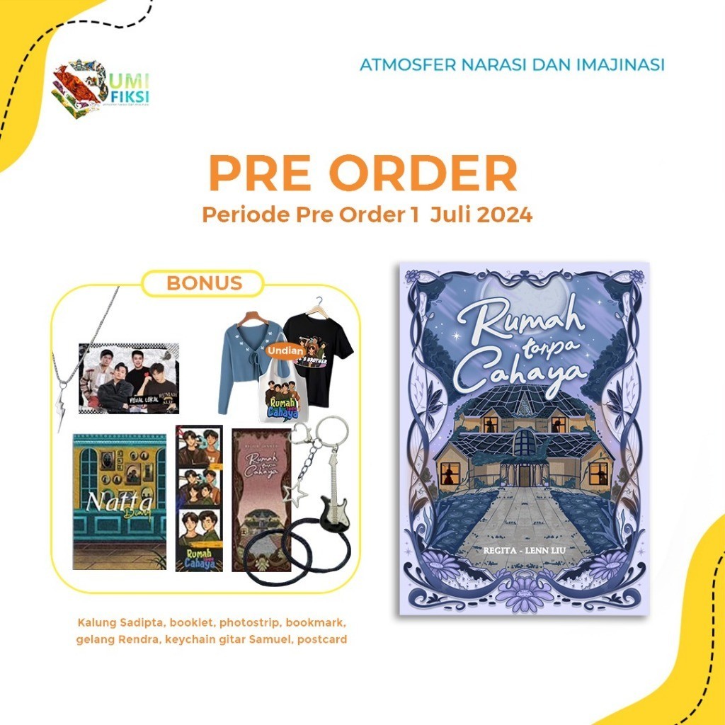 Jual PRE ORDER Buku Novel - Rumah Tanpa Cahaya - lenn liu - Akad ...