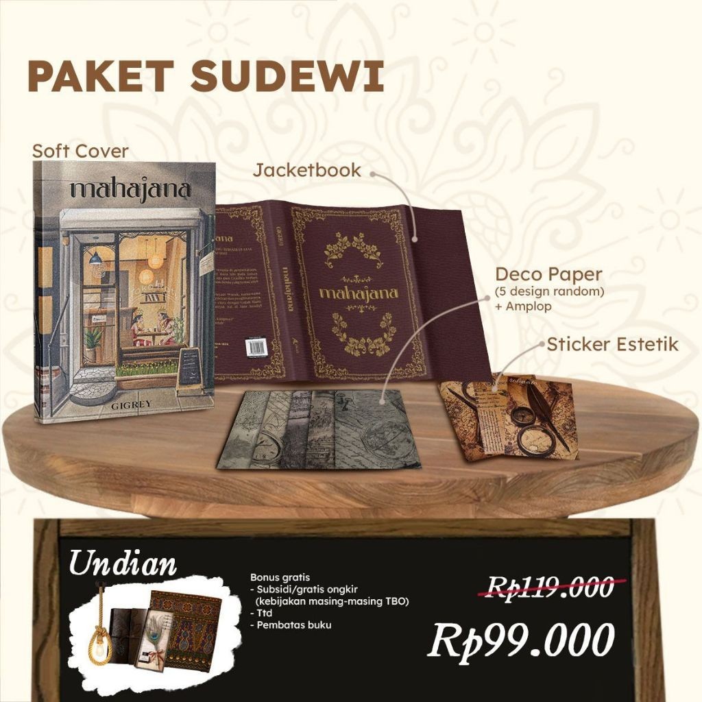 Jual Pre Order Buku Novel Mahajana - Penulis Gigrey - Akad - Bumifiksi ...
