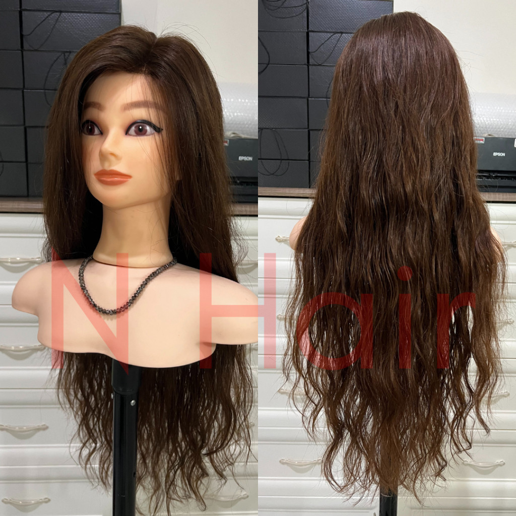 Jual Wig PREMIUM Wave Rambut Asli BELAHAN BEBAS Kanan Kiri / 100% Human ...