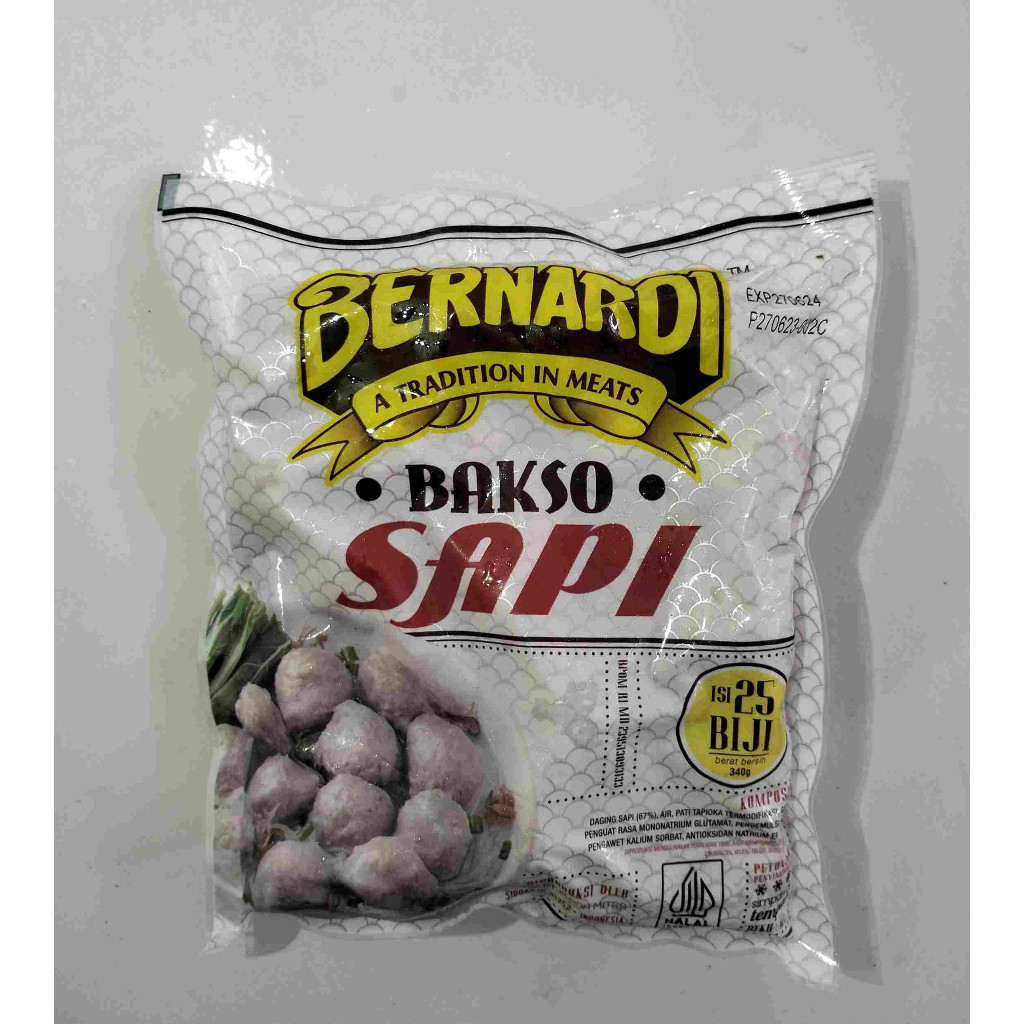 Jual BERNARDI BAKSO SAPI BESAR (25 Pcs/340 Gram) | Shopee Indonesia