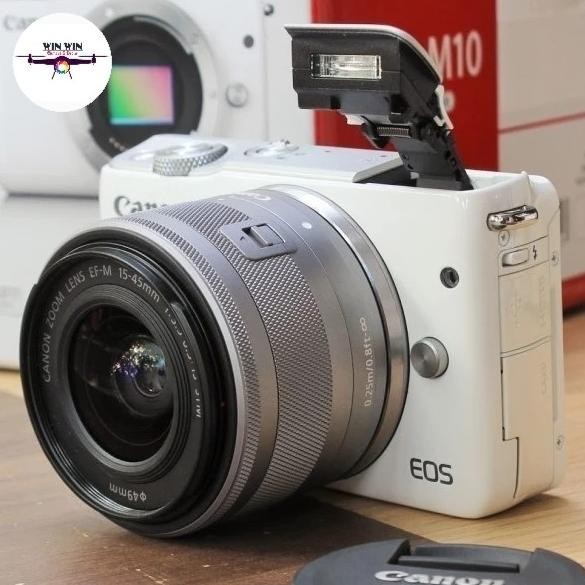 Jual Camera Kamera Camera Canon Mirrorless Eos M10 Lensa Kit 15-45 Stm Original | Shopee Indonesia
