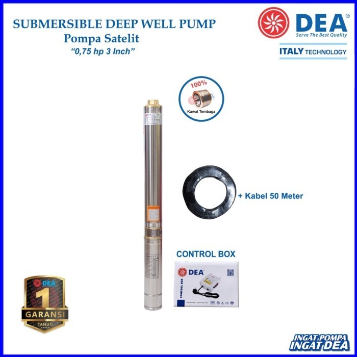 Jual Terpopuler Pompa Submersible/Satelit/Celup/Rendam Sumur Dalam Dea ...