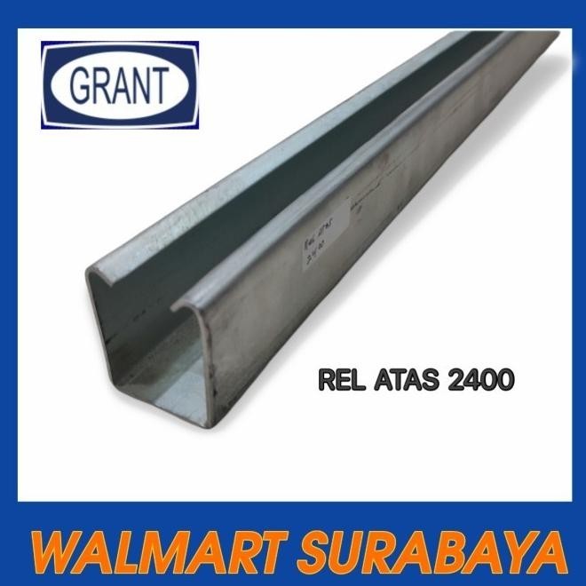 Jual Rel Atas 2400 Rel Pintu Garasi Bi Kayu Merk Gr | Shopee Indonesia