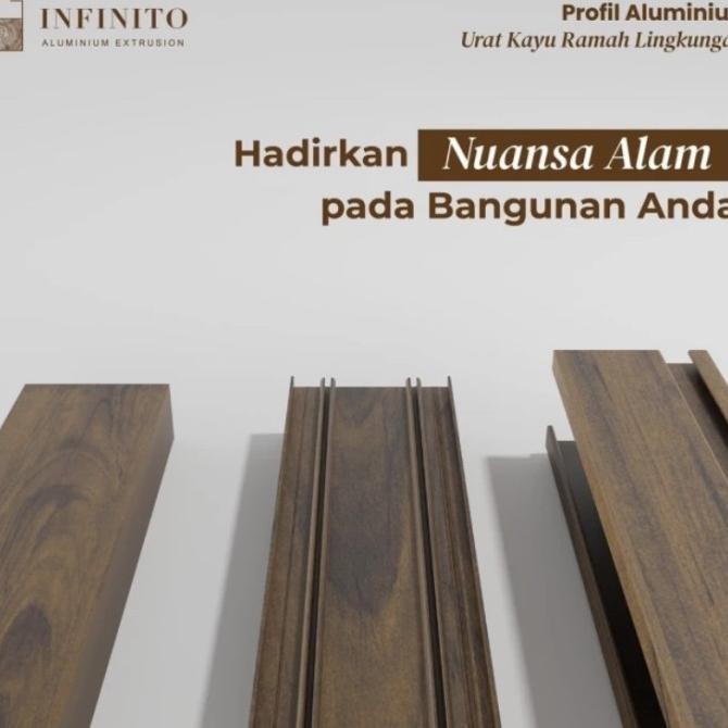Jual Aluminium Infinito Serat Kayu Sliding Door 9102 Rel Atas Ganda ...