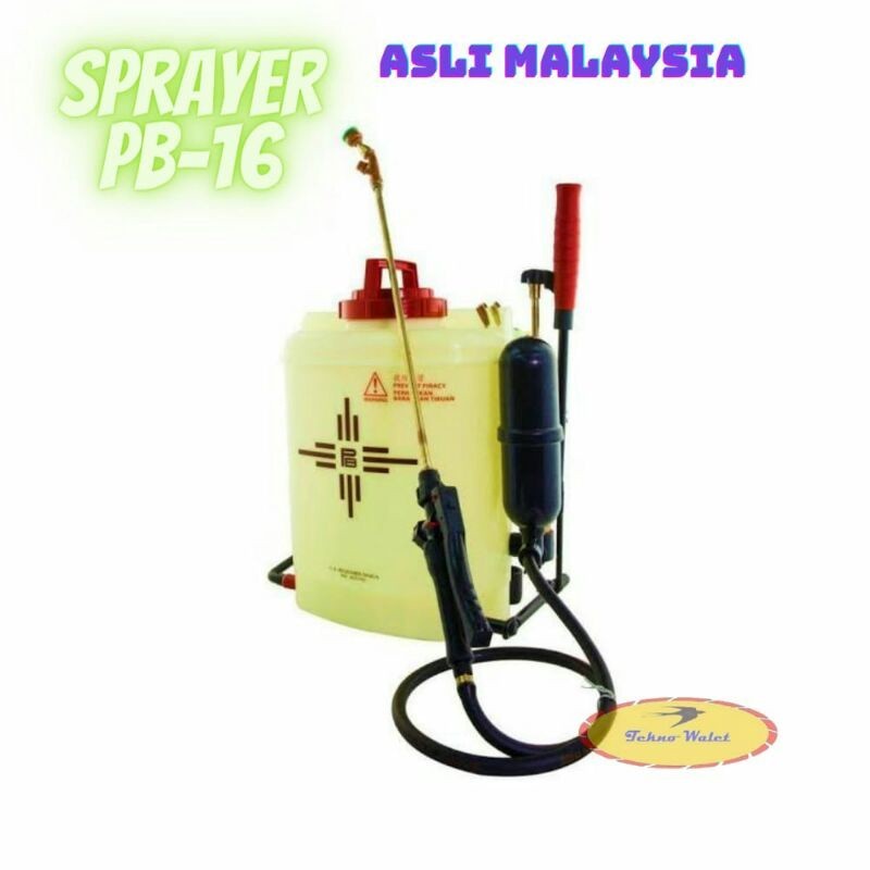 Jual Originial Sprayer Pb16 Asli Malaysia / Alat Semprot Tangki Manual Pertanian / Tengki Hama ...